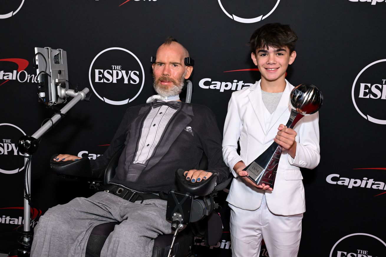 Steve Gleason delivers moving and inspirational speech at 2024 ESPY ...